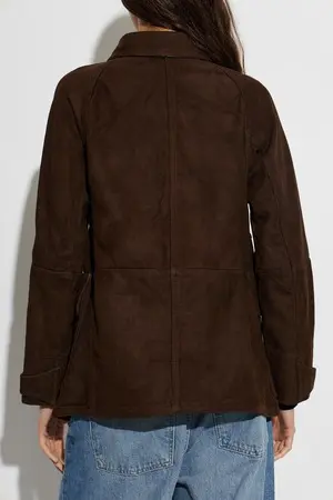 ALLSAINTS Roiya’ Suede Jacket - Brown