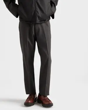 Prada Brushed Leather Loafers