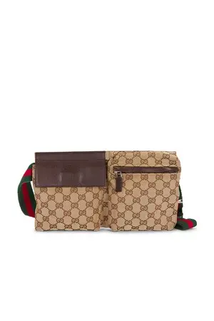 Gucci Vintage Double Pocket Belt Bag