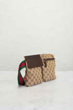 Gucci Vintage Double Pocket Belt Bag