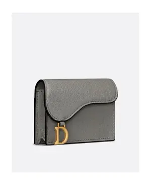 Dior Saddle Flap Card Holder