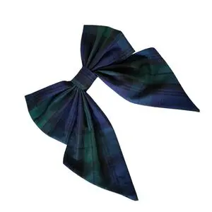 SYLKI Tartan Hair Bow
