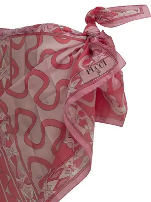 Emilio Pucci Abstract-printed Beach Towel - Pink