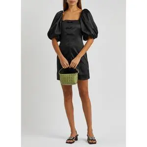 GANNI Satin Short Dress