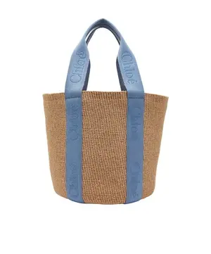 Chloé Large Capacity Tote Bag - Blue