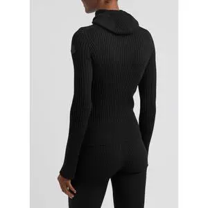 Moncler Slim-fit Knitted Hoodie