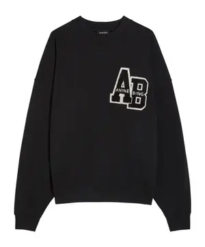 ANINE BING Simple Cotton Sweatshirt