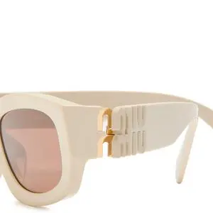 Miu Miu Lightweight Flat-frame Sunglasses