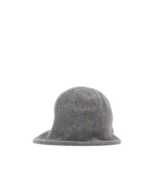 VIVIENNE WESTWOOD Orb Embroidered Hat