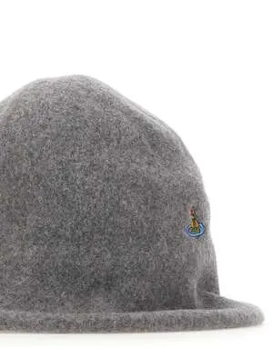 VIVIENNE WESTWOOD Orb Embroidered Hat