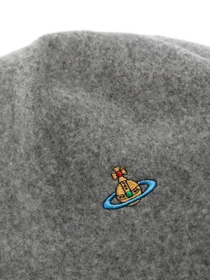 VIVIENNE WESTWOOD Orb Embroidered Hat