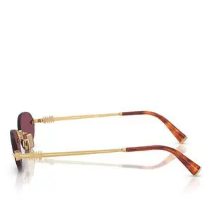 Miu Miu Metal Frameless Sunglasses