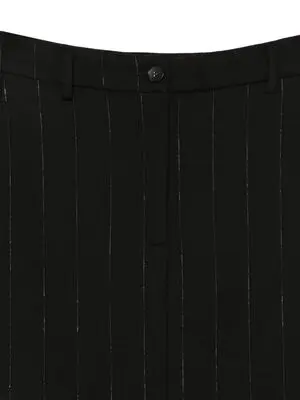 Seventy Pinstripe Front-slit Skirt