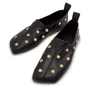 Chloé Grain Leather Ballet Flats