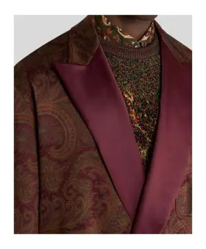 Etro Paisley Jacquard Robe Coat