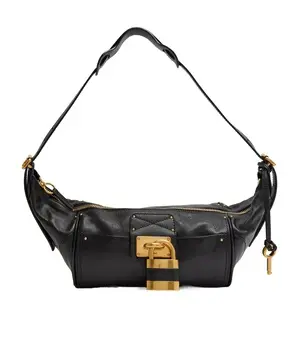 Chloé Studded Shoulder Bag - Black