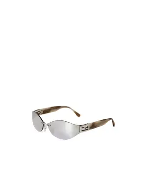 Fendi Metal Shield Sunglasses