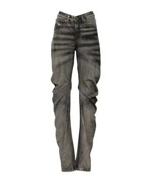 DIESEL® Faded-effect Panelled Jeans