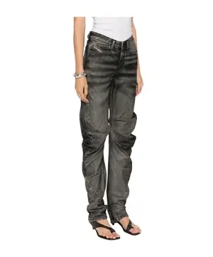 DIESEL® Faded-effect Panelled Jeans