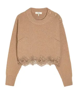 Chloé Wool And Cashmere Blended Sweater