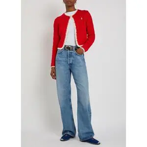 Polo Ralph Lauren Cotton Slim-fit Cropped Cardigan