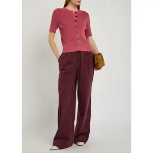 Varley Wide-leg Corduroy Trousers