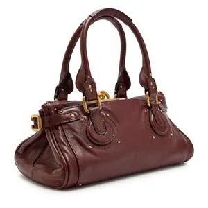 Chloé Grain Leather Shoulder Bag - Red