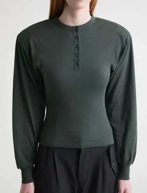 Paloma Wool Long-sleeved Henley Shirt