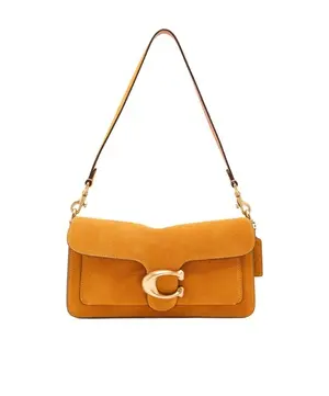 COACH Suede Shoulder Bag Orange