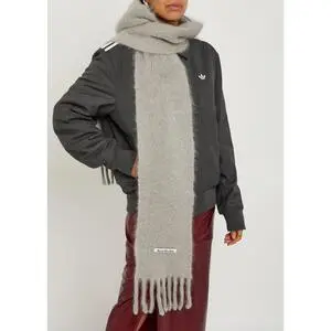 Acne Studios Hooded Wool Knitted Scarf