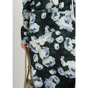 Stella McCartney Floral Print Satin Skirt
