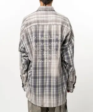 Mihara Yasuhiro Vintage-style Plaid Shirt