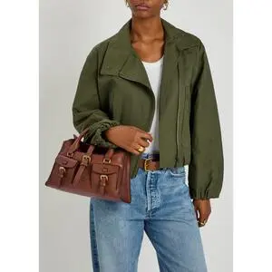 Mulberry Double Handle Crossbody Bag