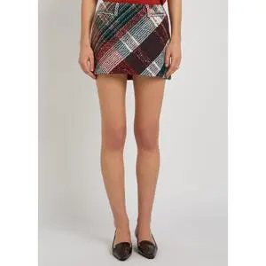 Missoni Wool Check Skirt