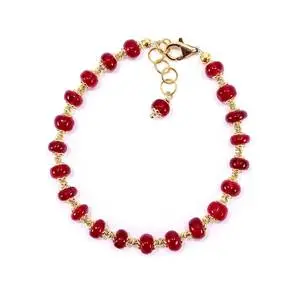 MINERALGEMS  STUDIO Natural Ruby Bracelet