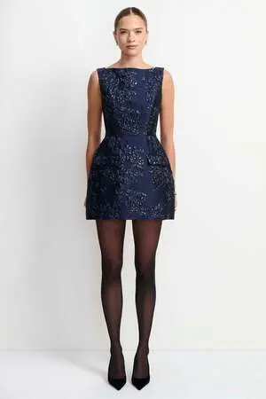 Amanda Uprichard Banco Dress In Jacquard