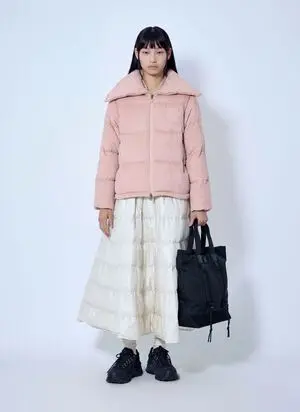 Moncler Lumineux Corduroy Short Down Jacket