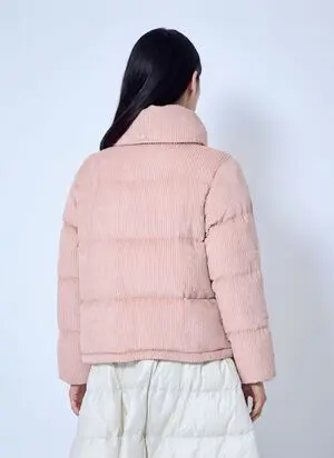 Moncler Lumineux Corduroy Short Down Jacket
