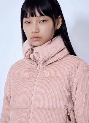 Moncler Lumineux Corduroy Short Down Jacket