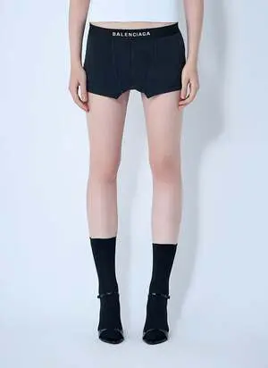 Balenciaga Cut-off Brief Mini Skirt