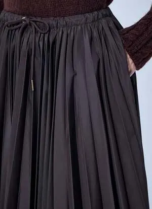 Moncler Pleated Midi Skirt