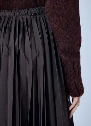 Moncler Pleated Midi Skirt