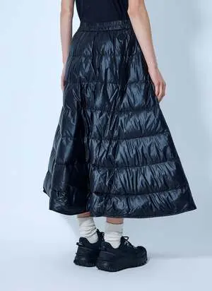 Moncler A-line Down Midi Skirt