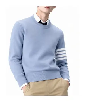 Thom Browne Crew-neck Sweater - Blue