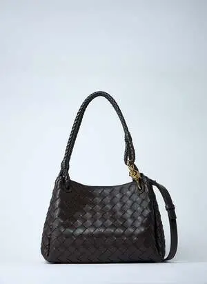 Bottega Veneta Medium Parachute Shoulder Bag - Brown