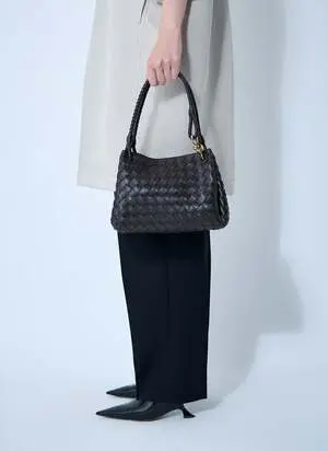 Bottega Veneta Medium Parachute Shoulder Bag - Brown