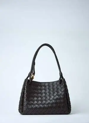 Bottega Veneta Medium Parachute Shoulder Bag - Brown