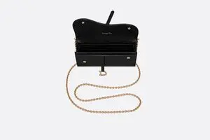 Dior Small Saddle Pouch With Chain
