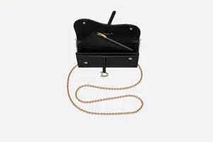 Dior Small Saddle Pouch With Chain