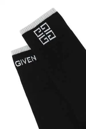 Givenchy Logo Intarsia Crew Socks